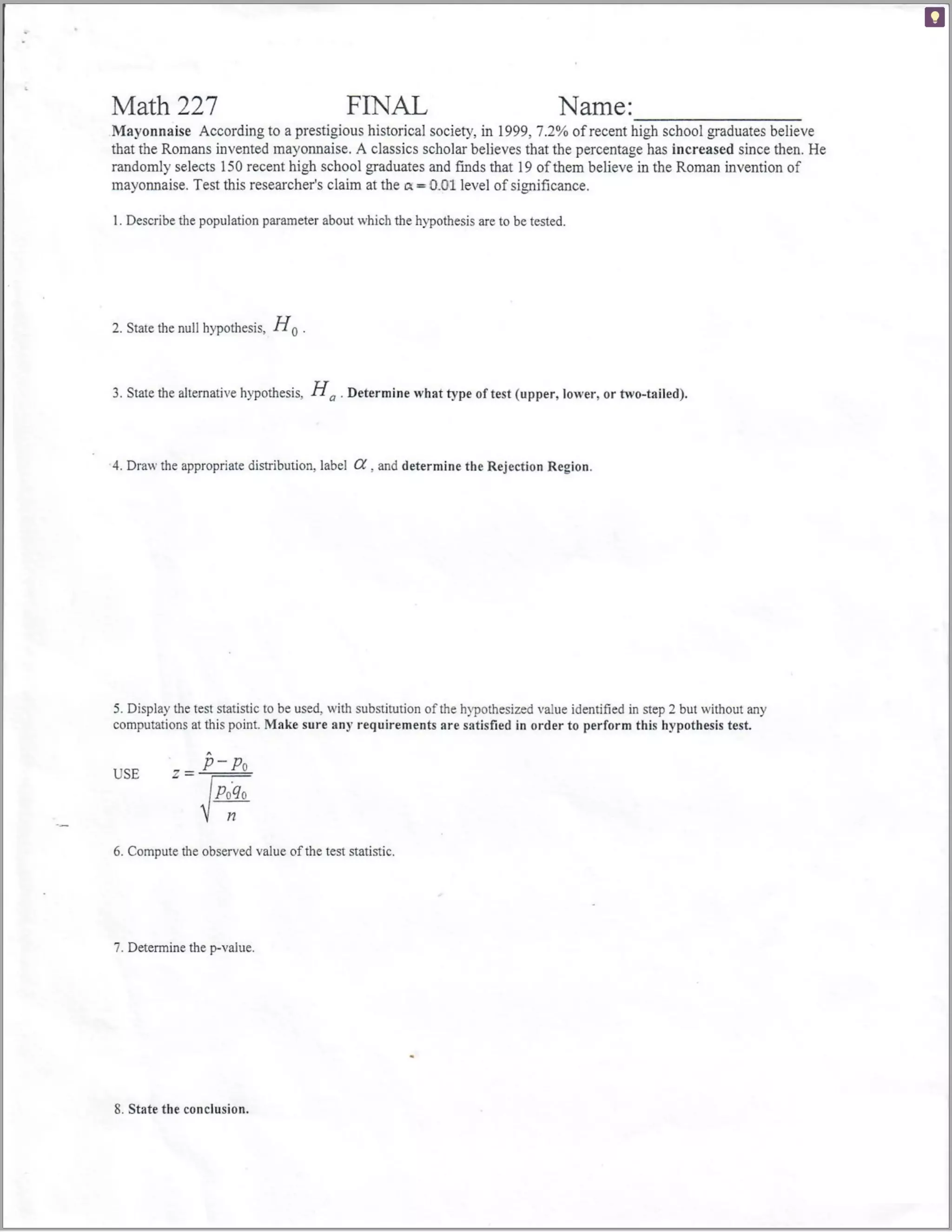 Practice Final Page 13 | PDF