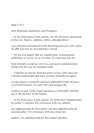 Page 1 of 3 GSA Reference Guidelines and Examples I.docx