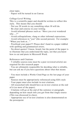 Page 1 of 3 GSA Reference Guidelines and Examples I.docx