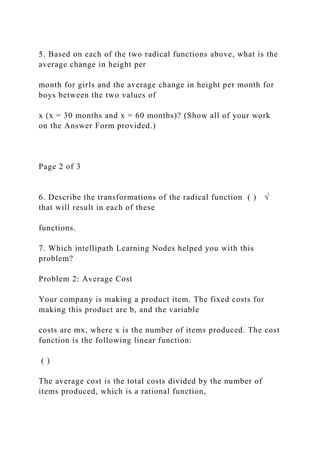 Page 1 of 3 MATH133 Unit 4 Functions and Their Graphs .docx