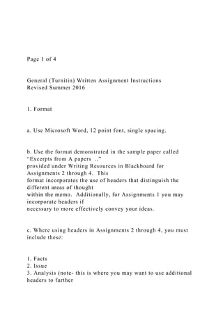 Page 1 of 4 General (Turnitin) Written Assignment Instr.docx