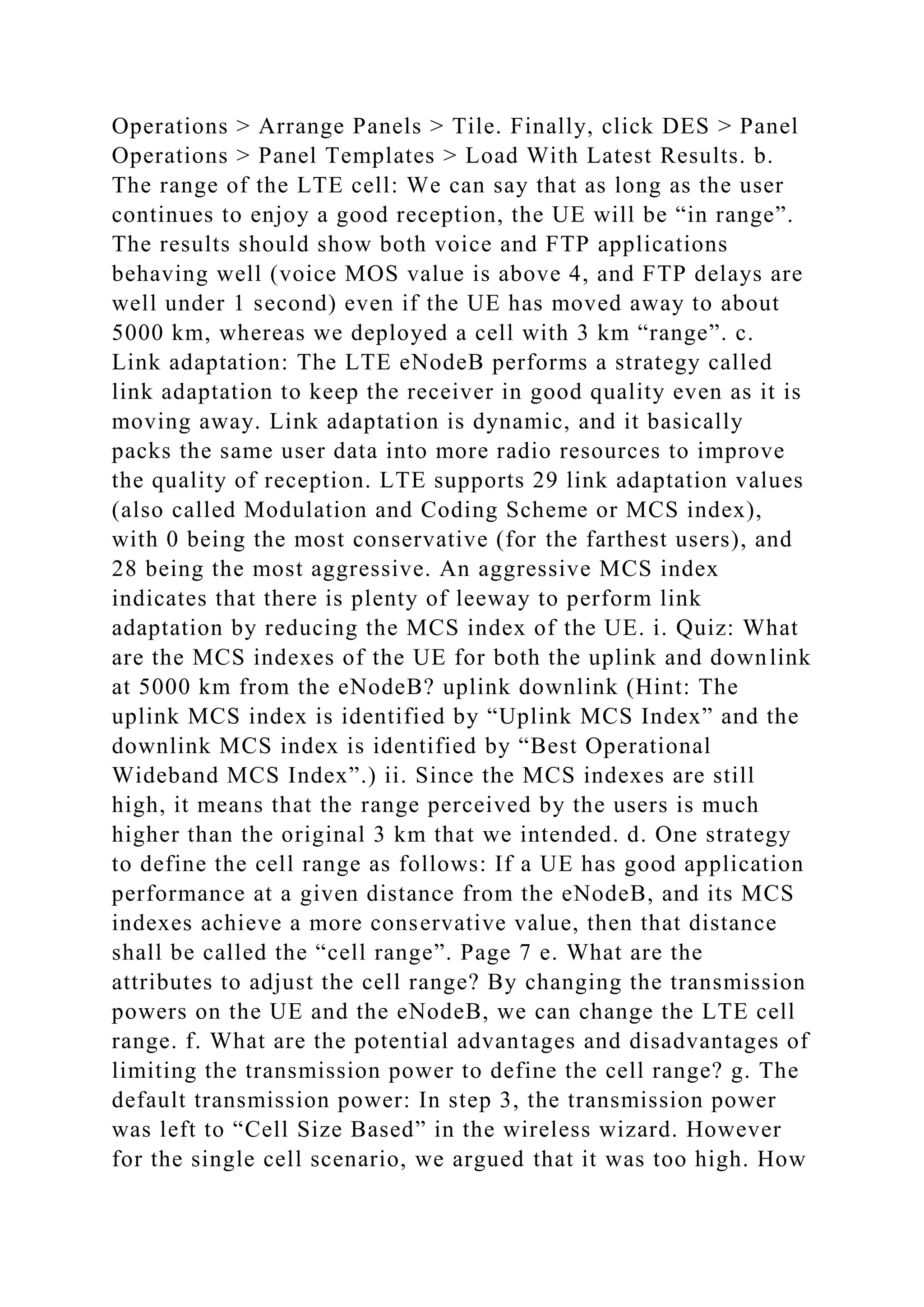 Page 1 Planning LTE Network Deployments Introduction LTE (Long Term .docx