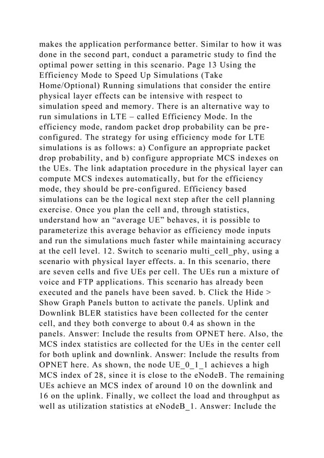 Page 1 Planning LTE Network Deployments Introduction LTE (Long Term .docx