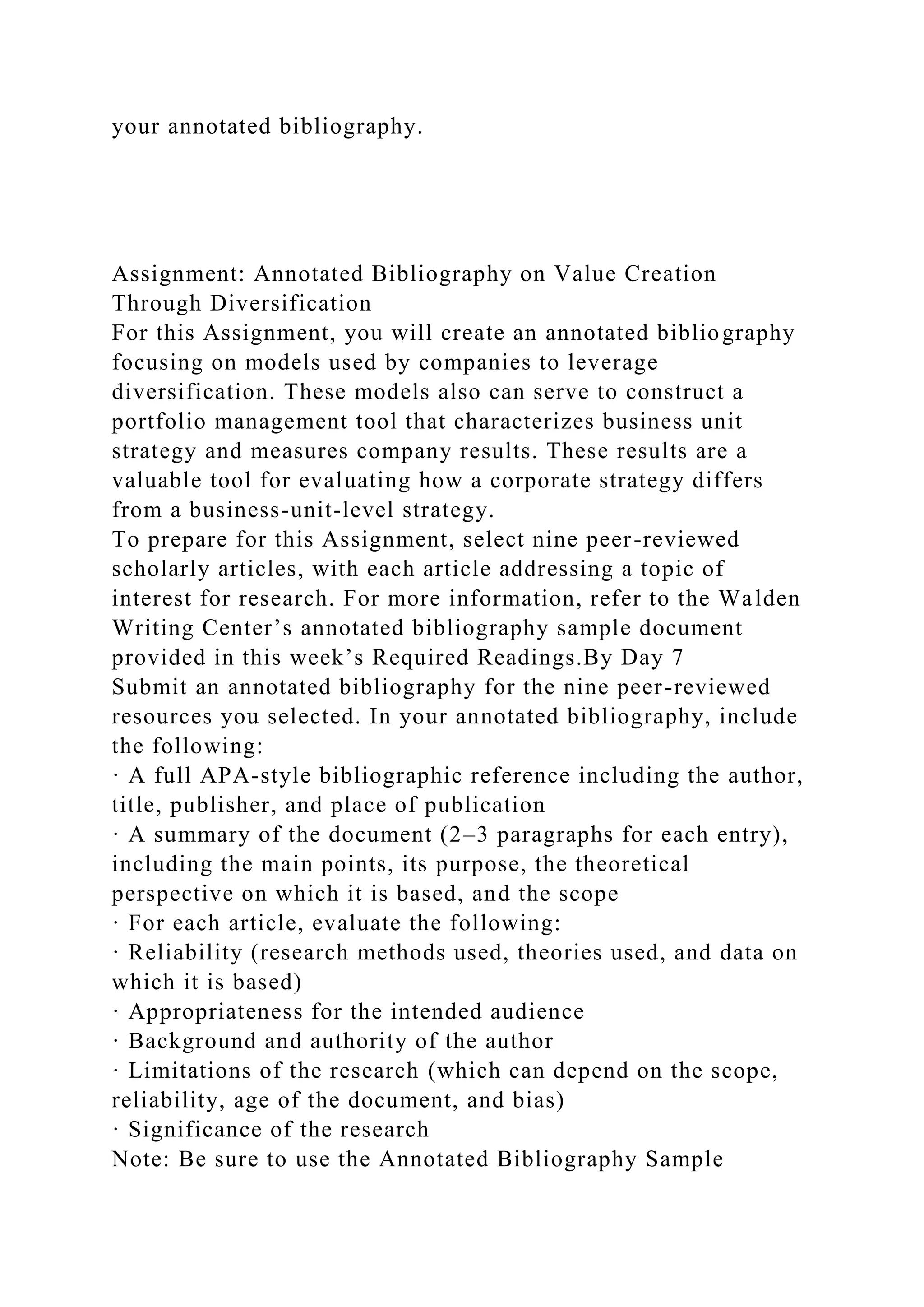 PAGE 1Sample Annotated Bibliography Student Name Here.docx