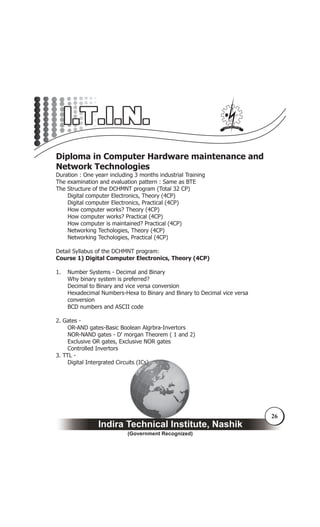 indira technical institue nashik course syllabus | PDF