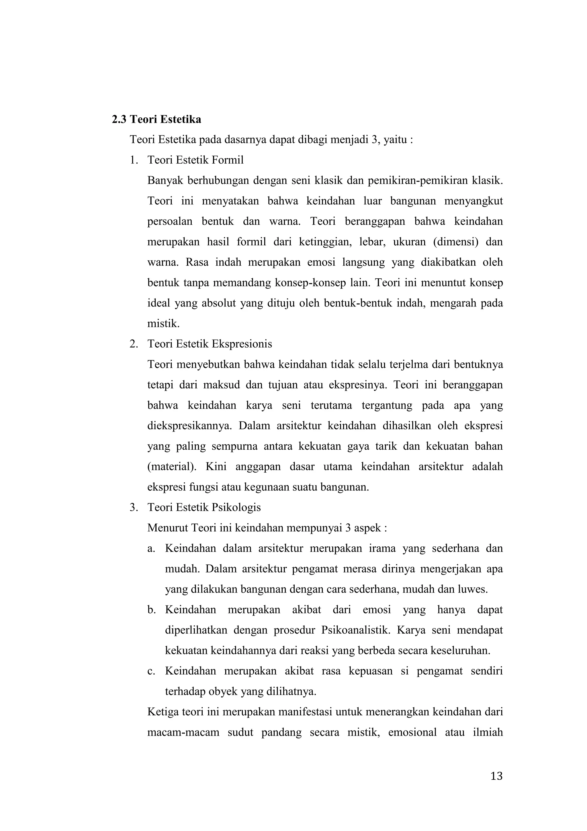 makalah estetika | DOCX