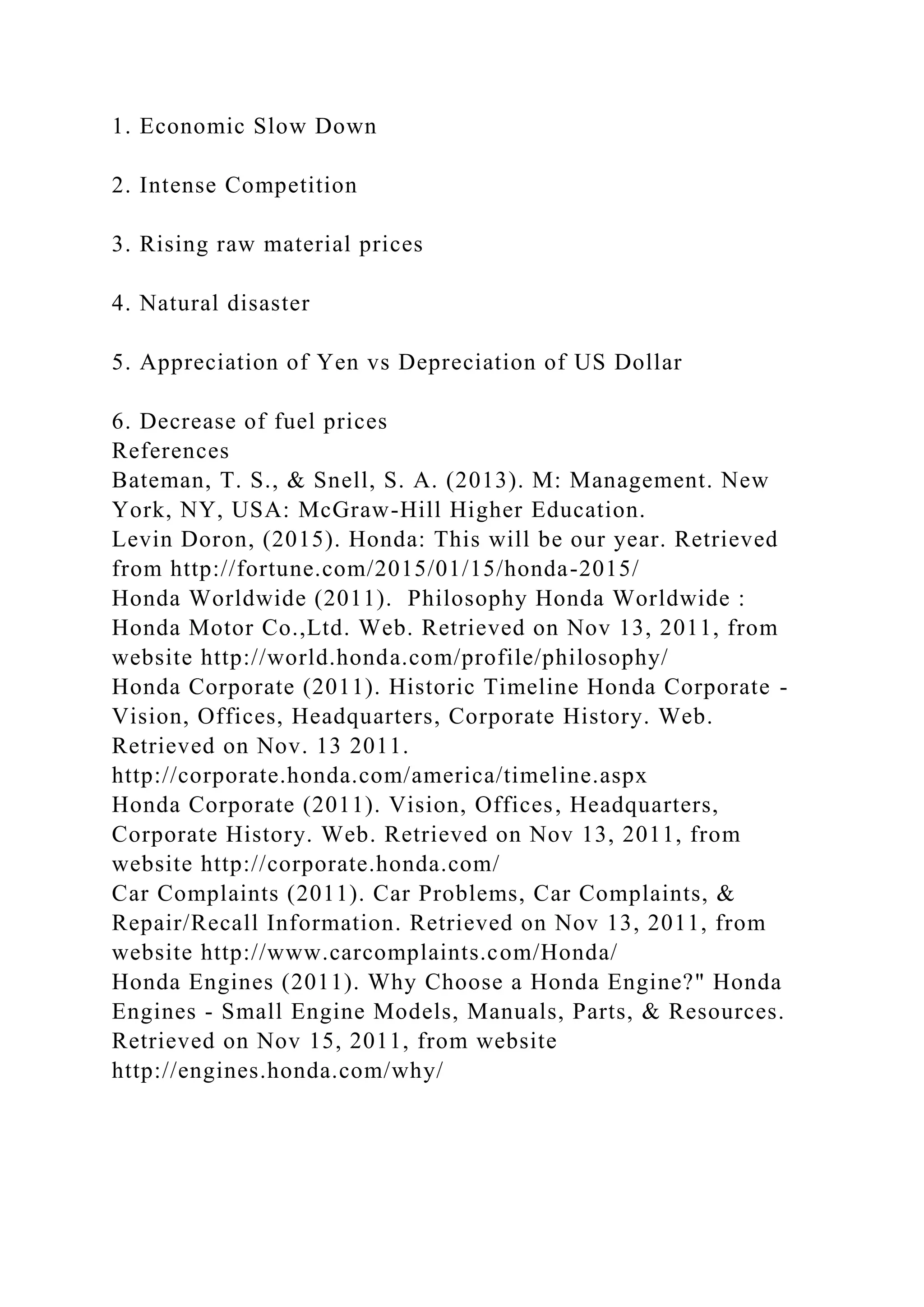 PAGE 2Running head SWOT Analysis Honda Motor CompanySW.docx