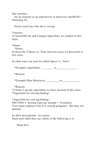 Page 3SECTION 1. Algorithm Analysis [1 pt per prompt = 12 poi.docx