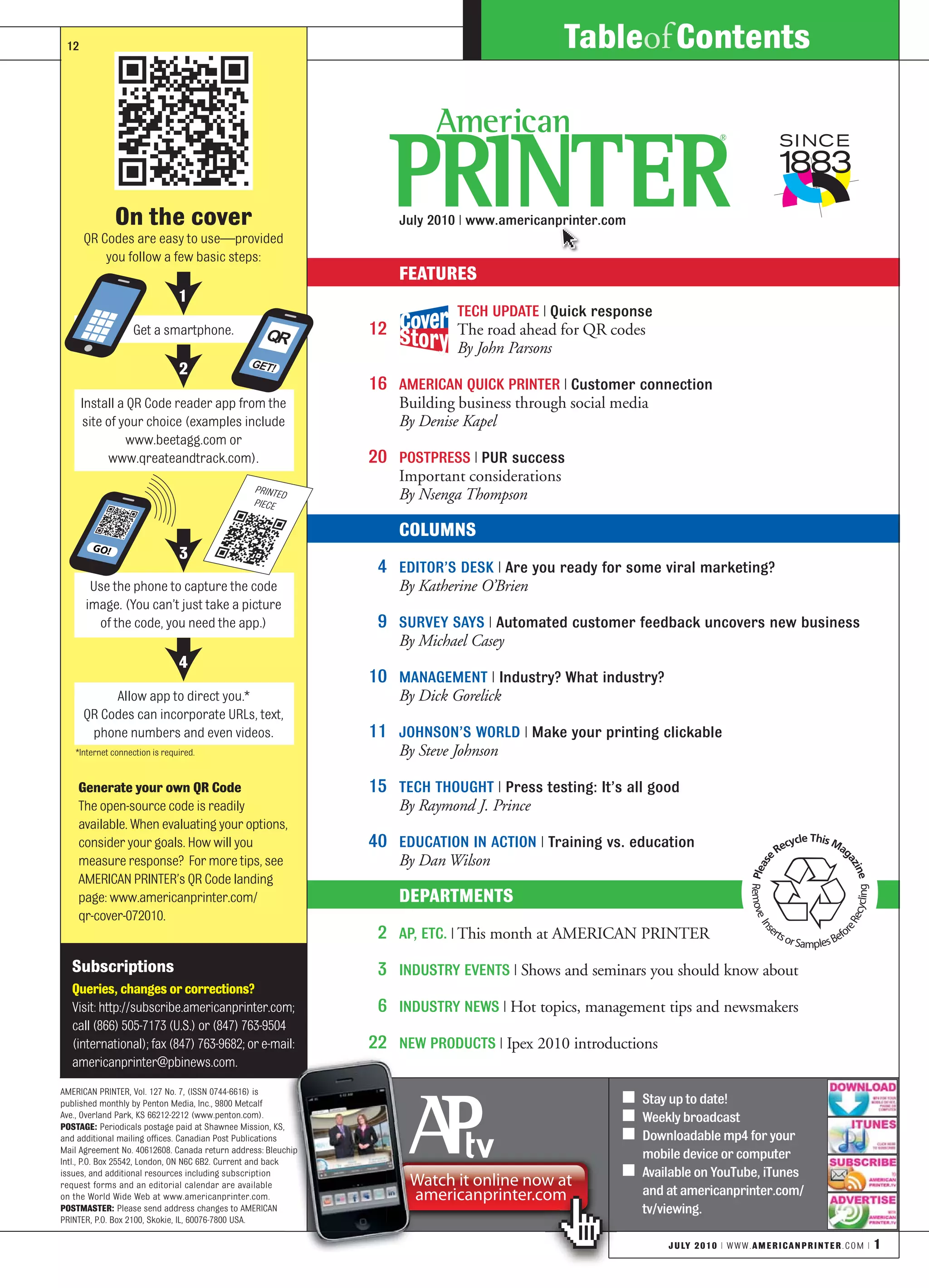 American Printer Magazine | PDF