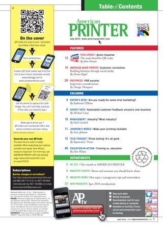 American Printer Magazine | PDF