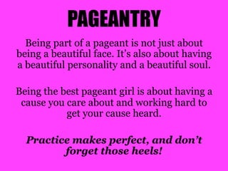 Pageant Diaries | PDF