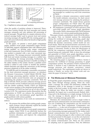 PAGE: A Partition Aware Engine for Parallel Graph Computation | PDF