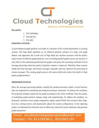 Page a partition aware engine for parallel graph computation | PDF