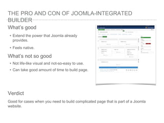 Bringing better user experience to Joomla with Page Builders | PPTX ...