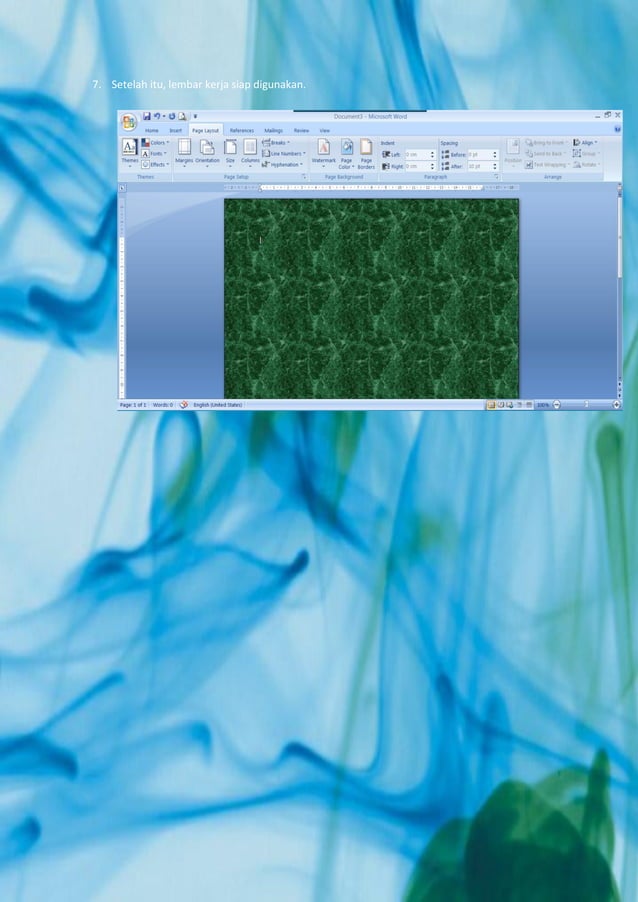 How to make Page Color in your Ms. Word sheet | PDF