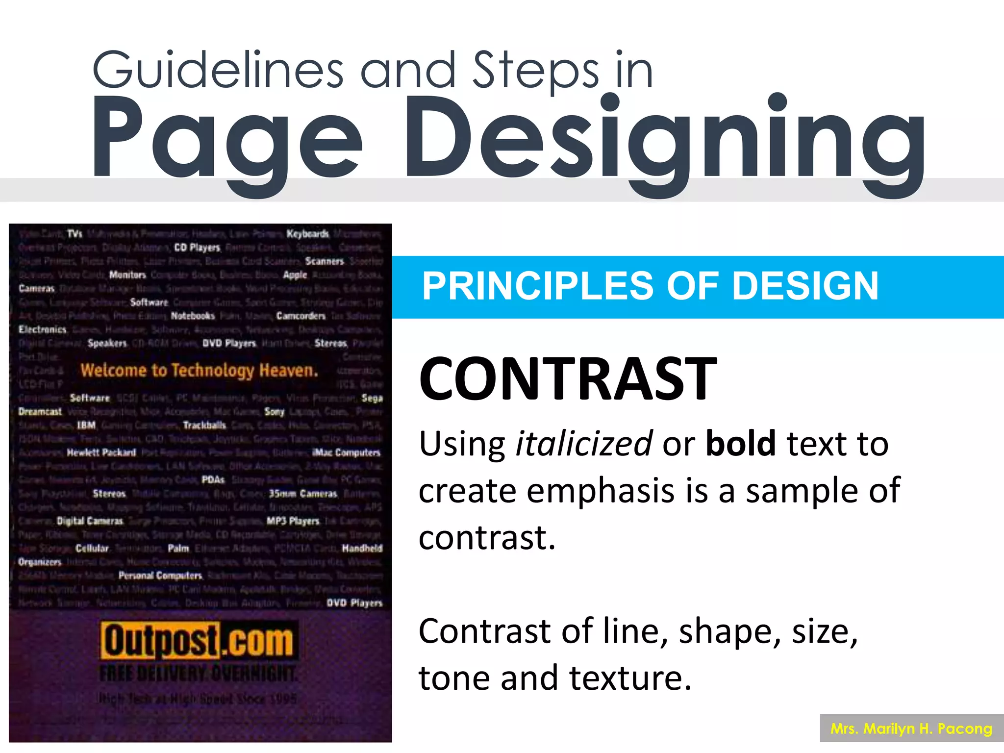 Journalism: Guidelines and Steps in Page Designing | PPTX