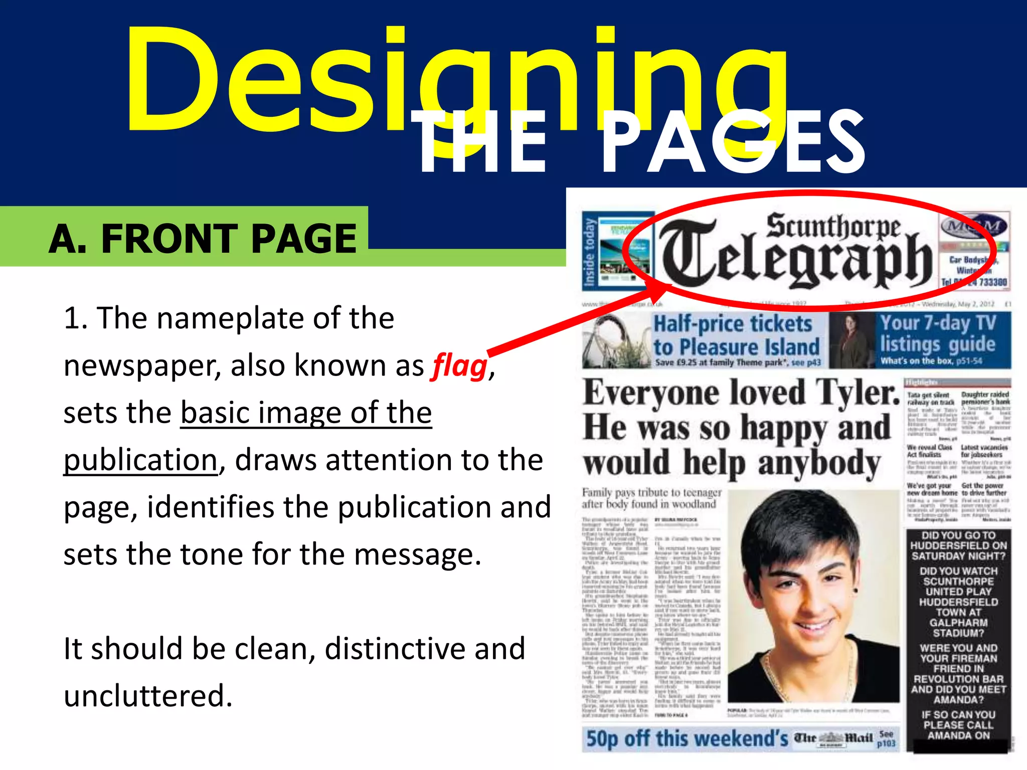 Journalism: Guidelines and Steps in Page Designing | PPTX