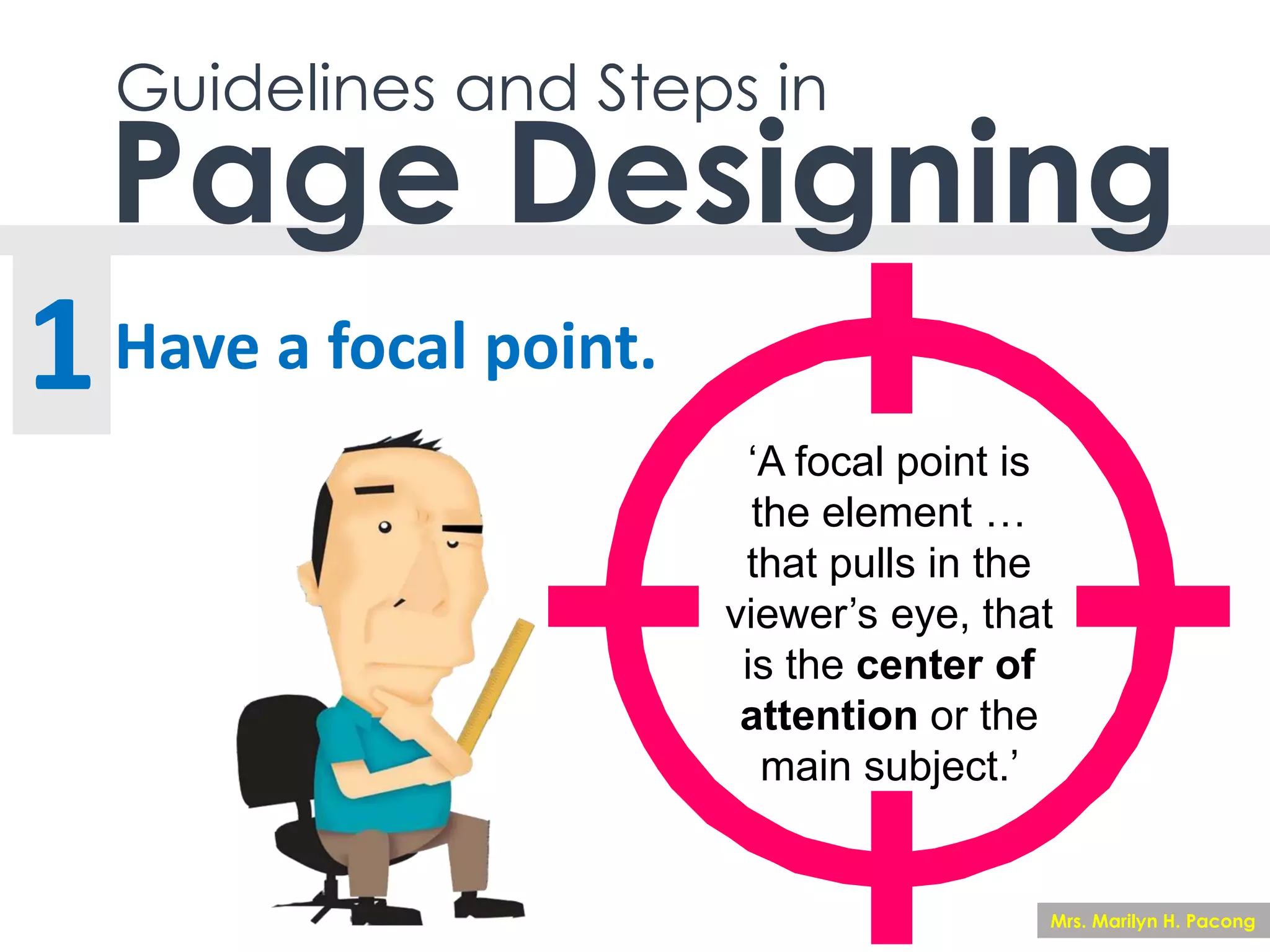 Journalism: Guidelines and Steps in Page Designing | PPTX