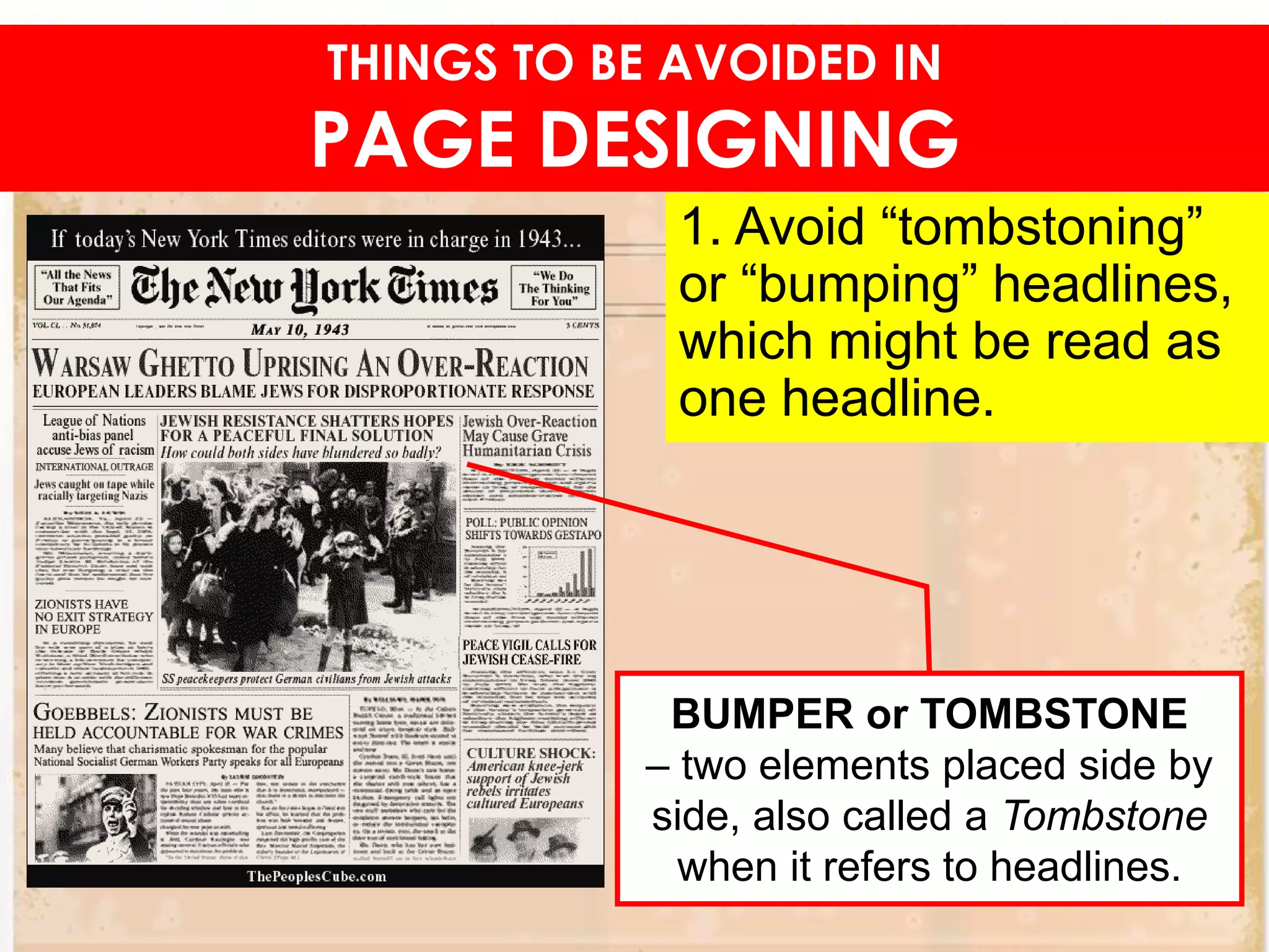Journalism: Guidelines and Steps in Page Designing | PPTX