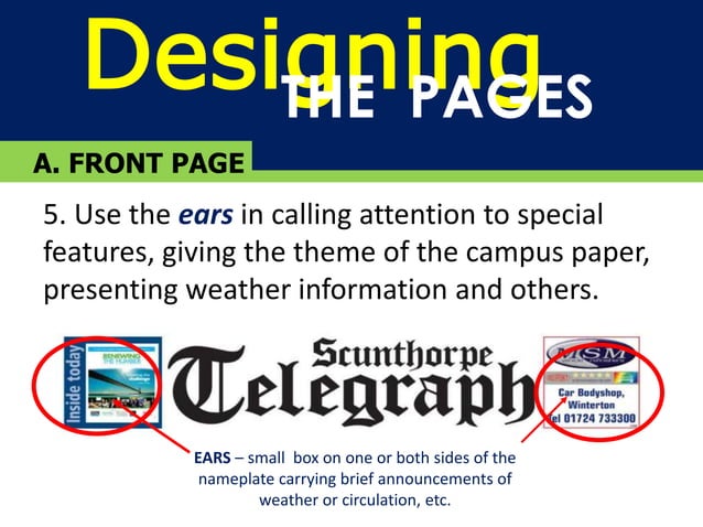 Journalism: Guidelines and Steps in Page Designing | PPTX