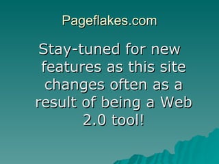 Pageflakes | PPT