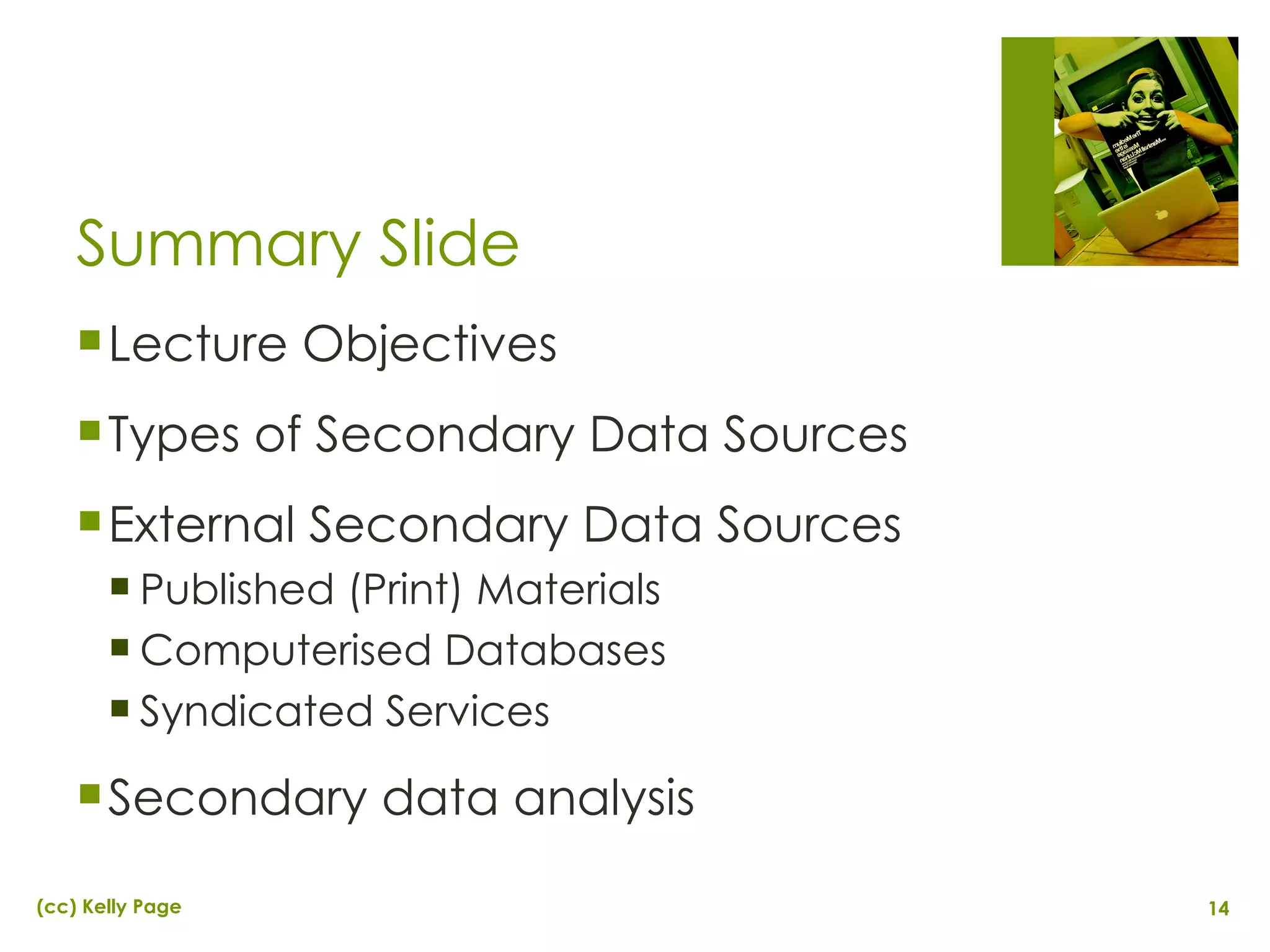 External Secondary Data Sources | PPT