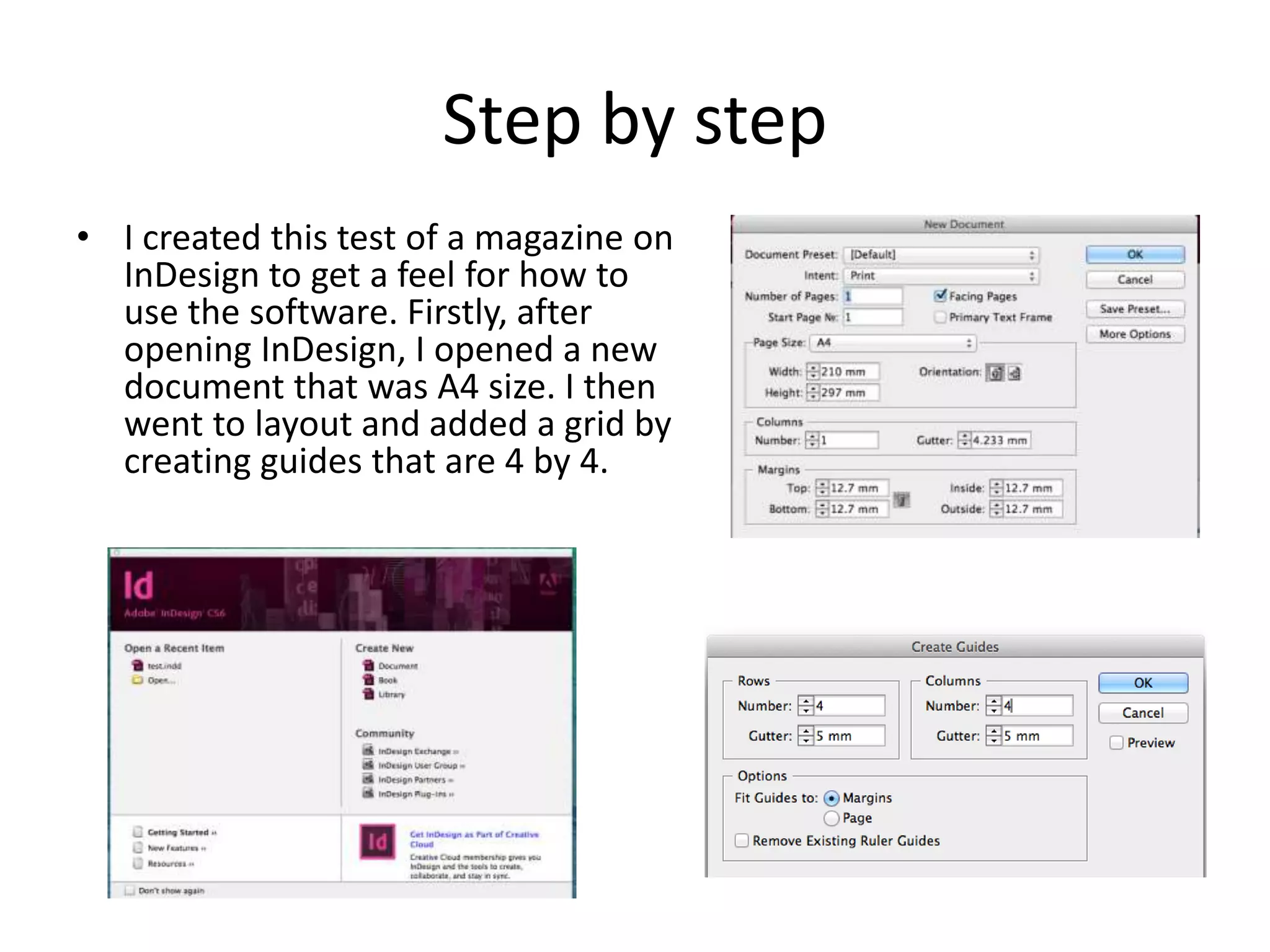 indesign and magazine front cover | PPTX