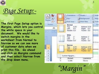 Pagelayout & data tab of ms excel 2010 | PPTX