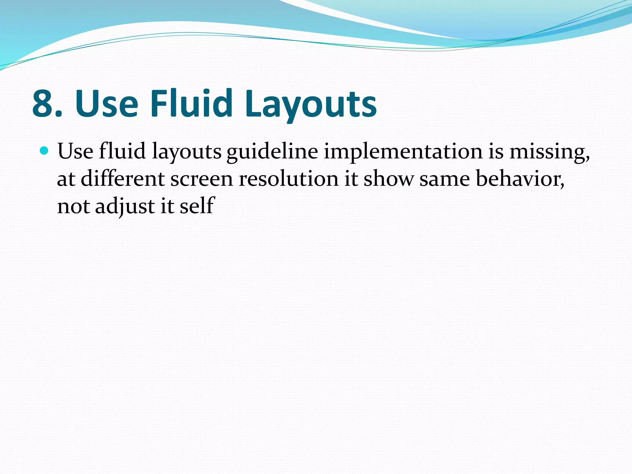 Page layout guidelines | PPTX