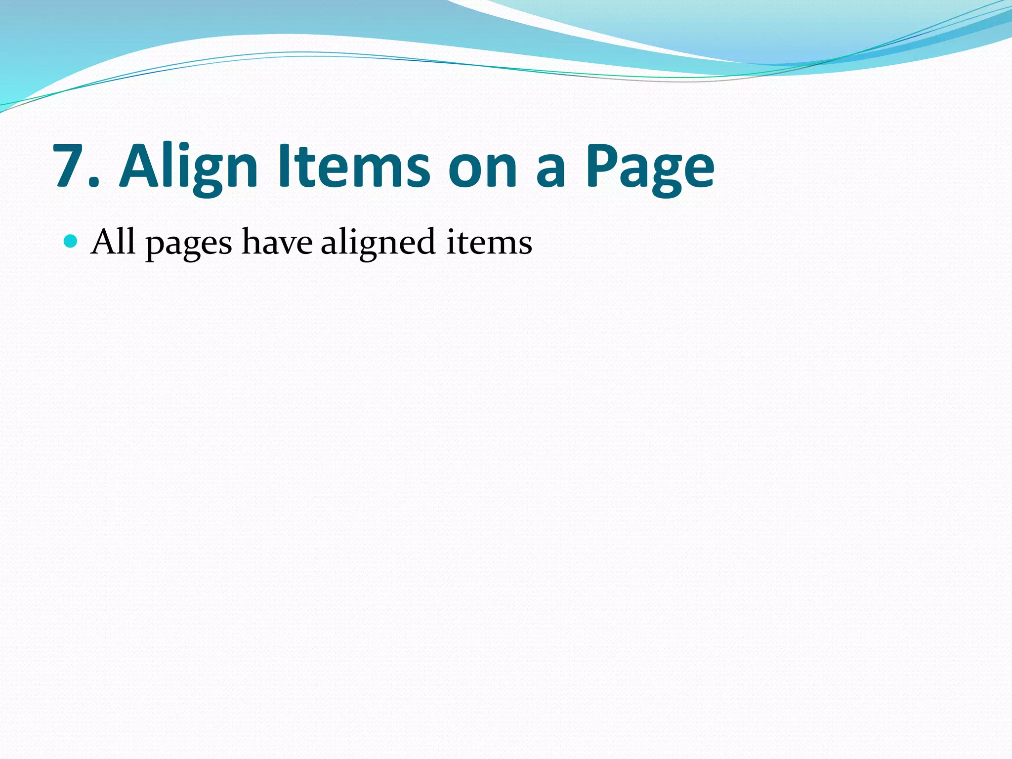 Page layout guidelines | PPTX
