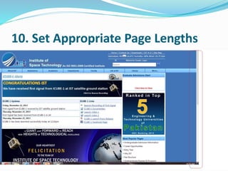 Page layout guidelines | PPTX