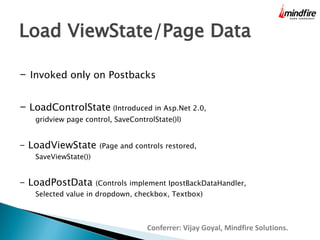 ASP.NET Page life cycle and ViewState | PDF