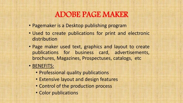 Pagemaker | PPTX