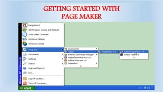 Adobe Pagemaker 7.0 | PPTX | Desktop Publishing | Computer Software and ...