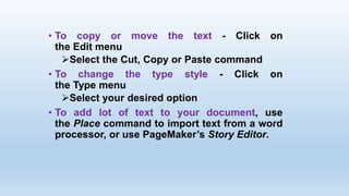 Adobe Pagemaker 7.0 | PPTX | Desktop Publishing | Computer Software and ...