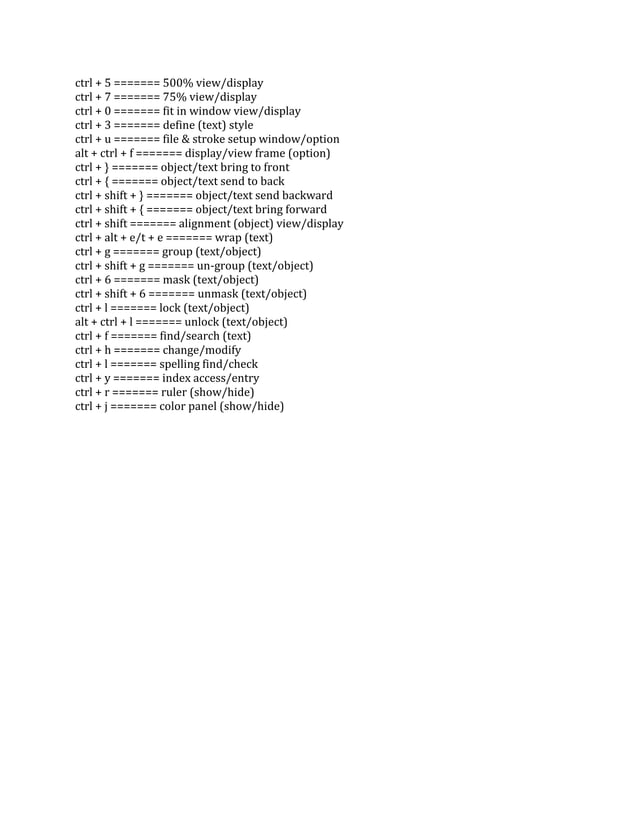 pagemaker-shortcut.docx | Computing | Technology & Computing