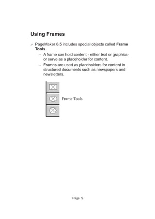 Pagemaker handout by Engr. Spark Ovadje | PDF