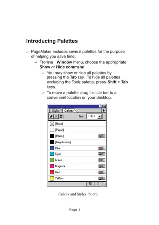 Pagemaker handout by Engr. Spark Ovadje | PDF | Desktop Publishing ...