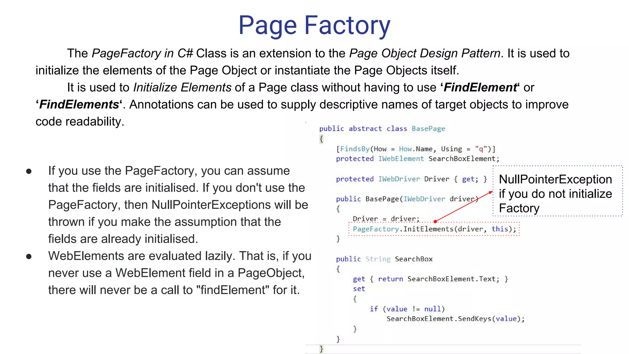 Page object pattern | PDF