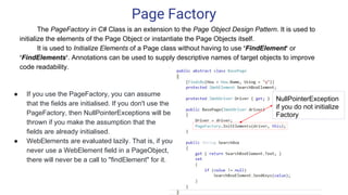 Page object pattern | PDF | Web Development | Internet