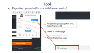 Page object pattern | PDF | Web Development | Internet