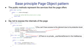 Page object pattern | PDF | Web Development | Internet