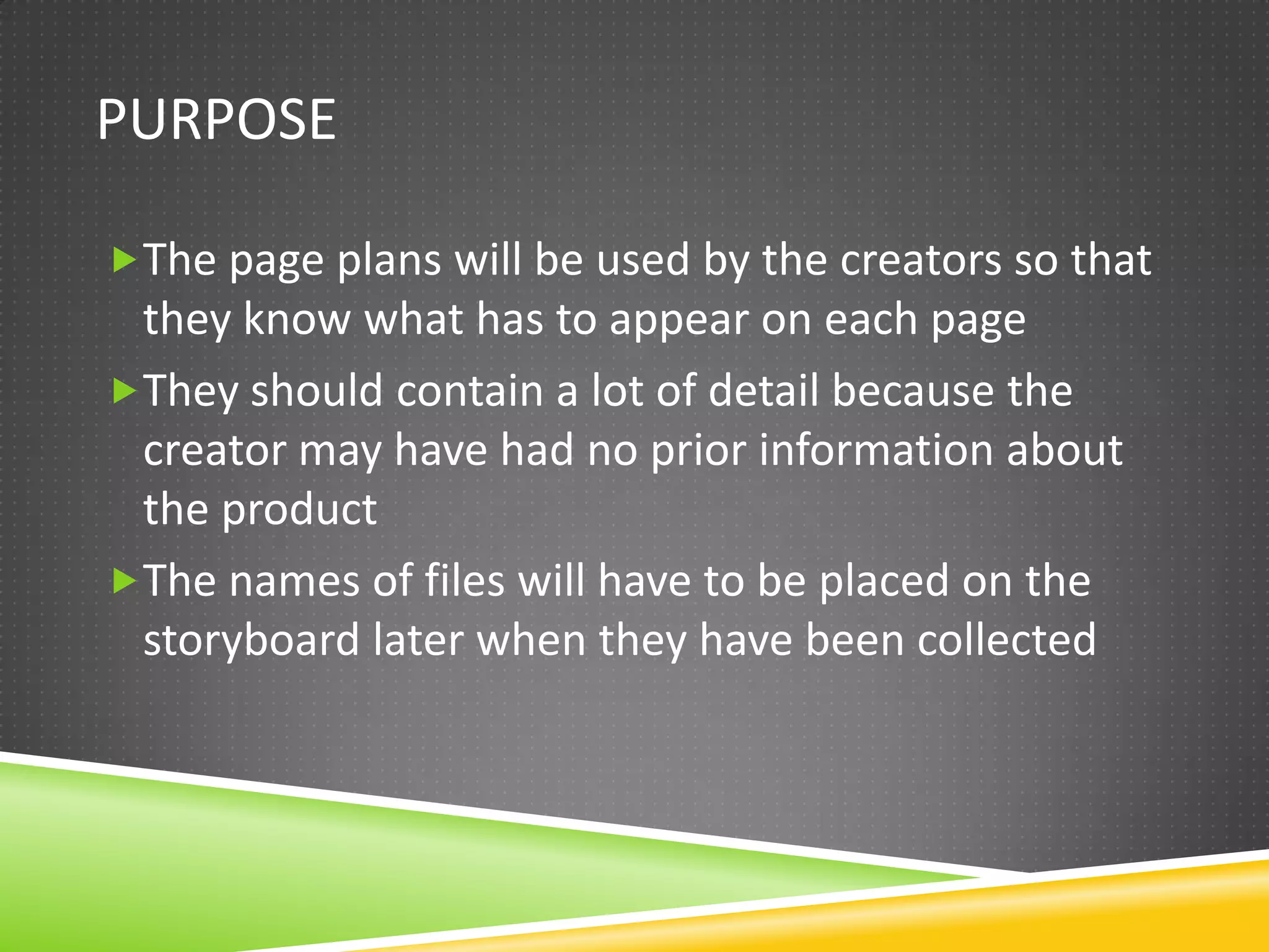 Page plans | PPT