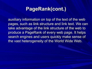 Page Rank | PPT