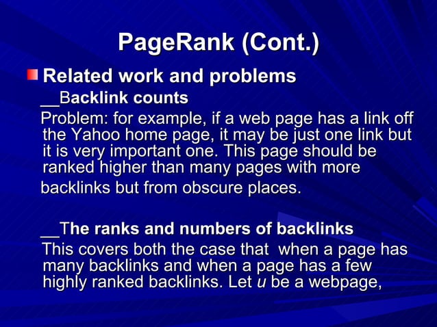 Page Rank | PPT