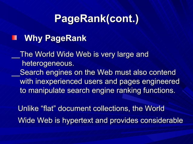 Page Rank | PPT