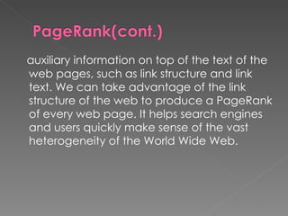 Page Rank | PPT