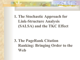 Pagerank | PPT | Internet | Computing