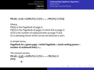 Pagerank Algorithm Explained | PPT