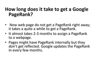 Google Page Ranking | PPT